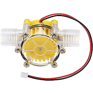 5pcs Water Flow Generator Turbine Generator Hydroelectric Micro Hydro Generator 1/2 Inch Portable Water Charger 10W (12V)