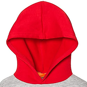 Nickelodeon Paw Patrol Marshall Chase Rubble Little Boys Fleece Pullover Hoodie and Pants Outfit Set Heather Gray 7-8