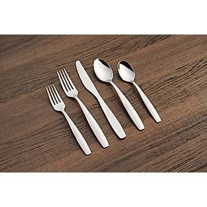 Cambridge Silversmiths Southview Sand 20 Piece Flatware Set, Service for 4, silver
