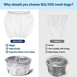 Kitchen Sink Saver | 300 PCS Disposable Mesh Bags for Kitchen Sink Strainer Kitchen Sink Drain Basket, Efficient Anti-Clogging 1mm Holes, Sink Food Catcher Drain Screen Filter