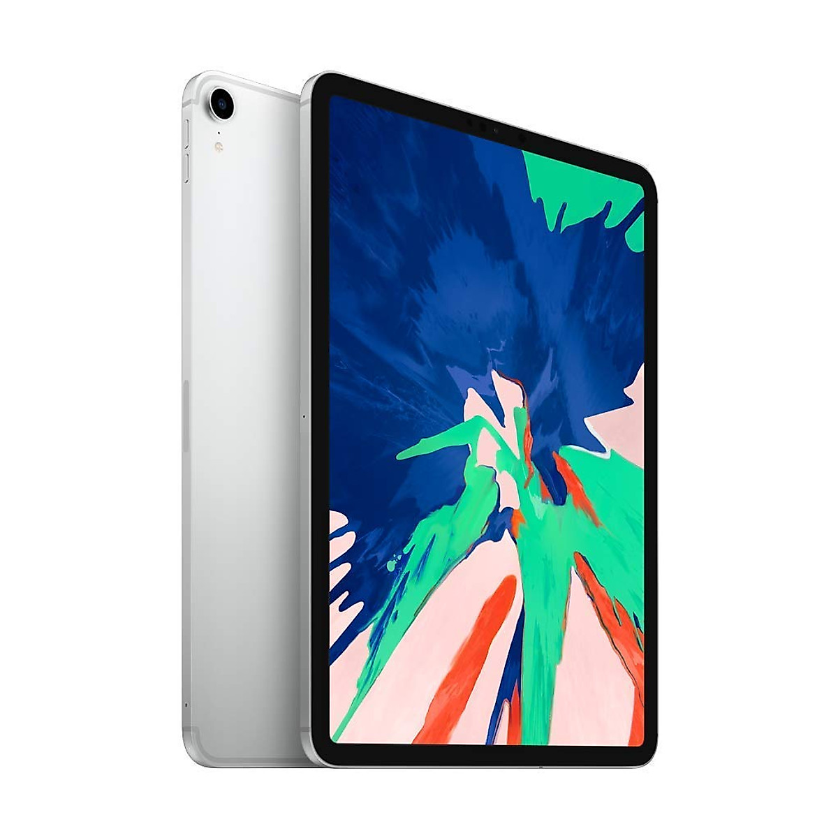 Apple iPad Pro 2018 (11-inch, Wi-Fi + Cellular, 256GB) - Silver (Renewed)