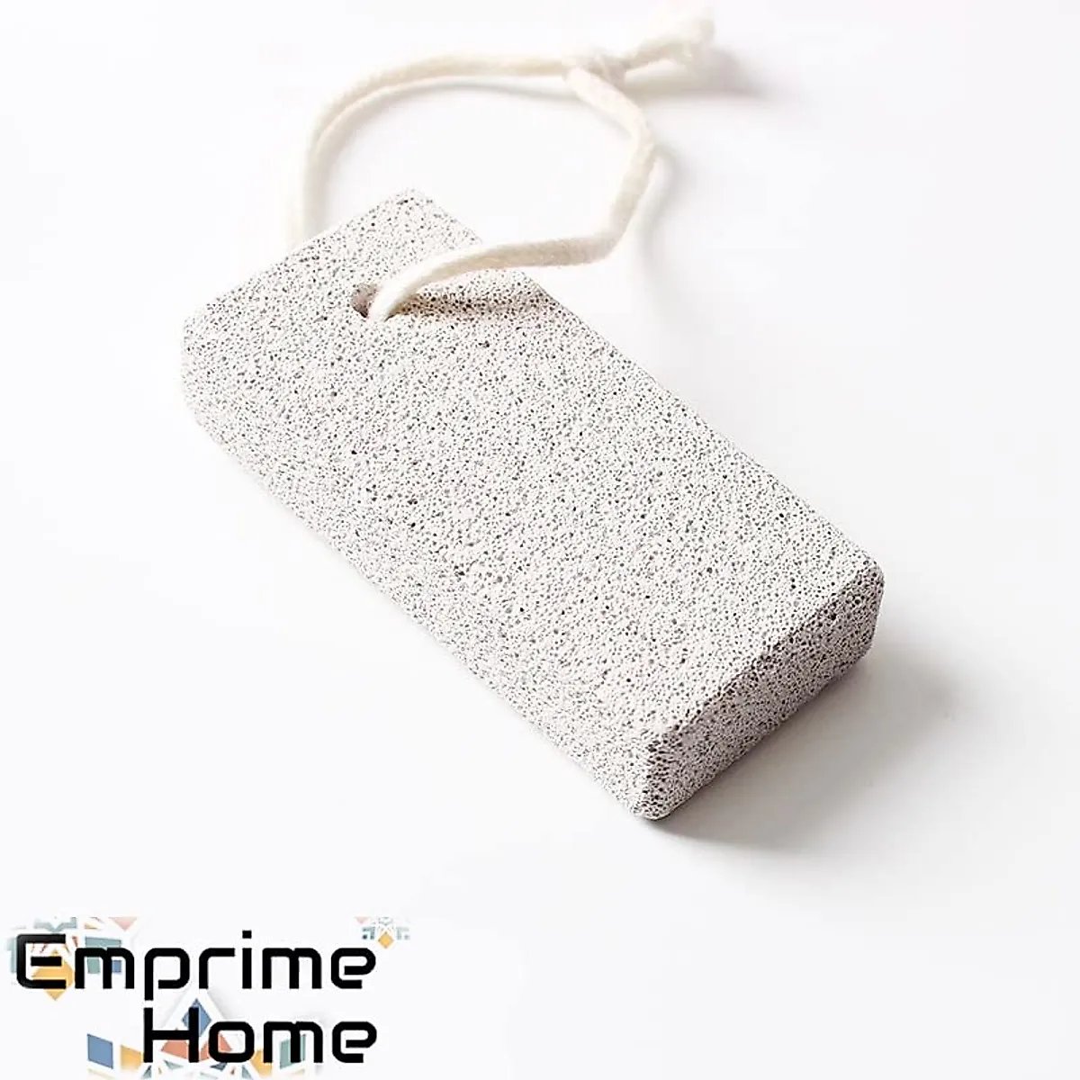 Natural Pumice Stone White for Feet Heels and Palm Set of 2- Pedicure Exfoliation Tool- Hard Callus Remover Health Foot Care Hypoallergenic Best Exfoliation- Corn Remover Dry Dead Skin from Pamukkale