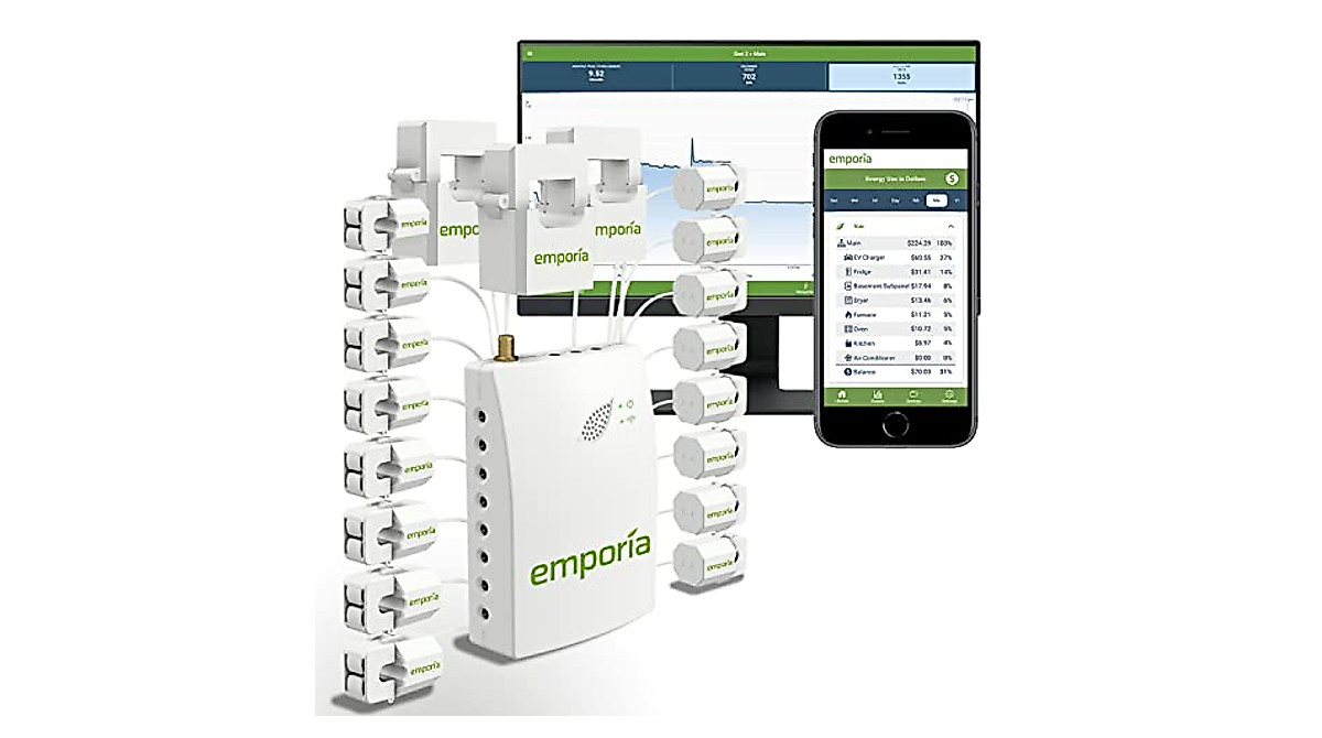 Emporia 3-Phase Energy Monitor for Homes | Real-Time Power Tracking