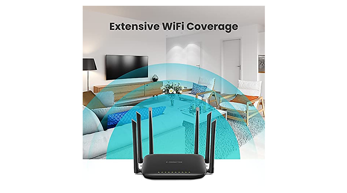 Gigabit WiFi Router AC2100 - Fast Dual Band Coverage
