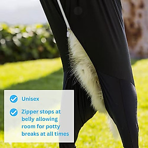 Shed Defender Sport Dog Onesie - Seen on Shark Tank, Shedding Bodysuit for Dogs, Anxiety Vest, Calming Shirt, Hot Spots, Allergy Tick & UV Protection, Recovery Suit, Full Body Shed Suit, Vet Approved