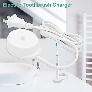 Electric Toothbrush Charger Base for Philips Sonicare Toothbrush Charger Replacement HX6100, HX3000 / HX6000 / HX8000 / HX9000 Series Portable IP67 Waterproof 3.6ft Cable