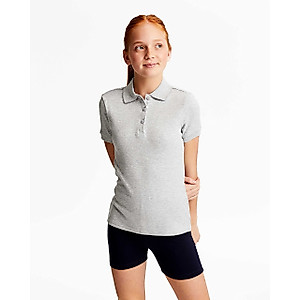 French Toast Girls Biker Shorts - 3 Pack Under Shorts for Uniforms, Skirts, Dresses - Dance Cartwheel Shorts for Girls (4-16), Size 10-12, Black/White/Navy