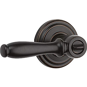 Kwikset 97402-859 Ashfield Entry Lever Featuring Smartkey Re-Key Security, Venetian Bronze