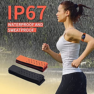 LIVLOV V11 Heart Rate Monitor Armband Replacement Strap - 22mm Adjustable Arm Wrist Band Compatible with LIVLOV Polar Wahoo Powr Labs Echelon XOSS Coospo Optical HRM Sensor