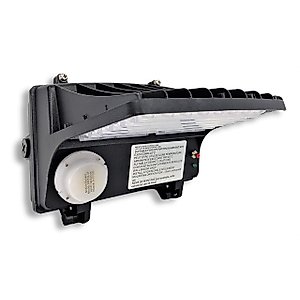 E2 lighting-LED Full Cut-Off Wall pack-40W with 2-in-1 Motion Sensor and Daylight Harvest, 90 Minutes Emergency Battery Backup, Wall Mount, dimmable, ROHS - UL, and DLC Certified