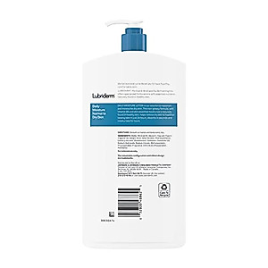 Lubriderm Daily Moisture Hydrating Body and Hand Lotion To Help Moisturize Dry Skin with Pro-Vitamin B5 For Healthy-Looking Skin, Non-Greasy, 24 fl. oz
