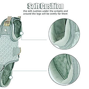 Huifen Baby Walker for Girls Adjustable Baby Walking Harness with Detachable Crotch Baby Support Assist Handheld Kids Walker Helper for Baby Learn to Walk (9-24 Months) (Breathable Green)