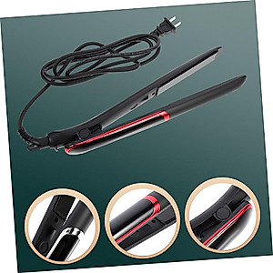HAKIDZEL Dual-Purpose Direct Power Panel Flat Irons Adjustable Hair Straightener Flat Iron Wireless Curler Hair Styling Tools Plastic Hair Straightener Cordless Travel PC Curling Iron