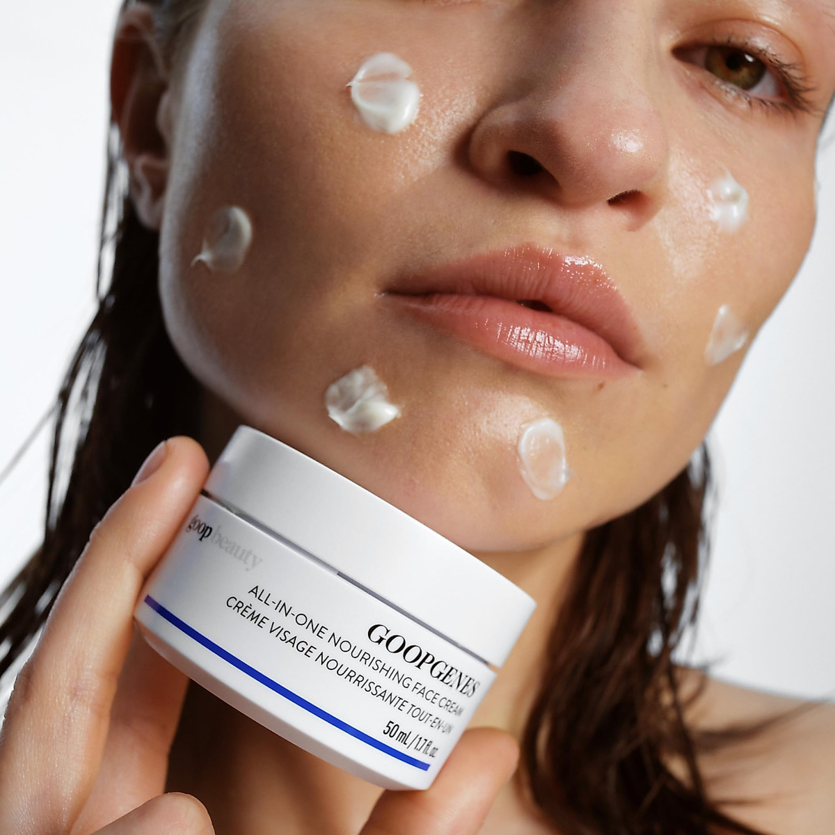 goop Beauty Nourishing Face Cream | Improves Firmness, Elasticity, & Brightness | Botanicals, Ceramides, & Squalane | Anti Wrinkle Face Cream for Morning & Night | Silicone & Paraben Free | 1.7 fl oz