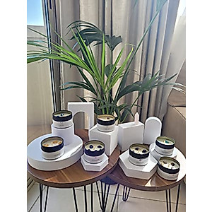 Lucir Store Healing Chakra Crystal Candles Set with a Surprise Chakra Crystal Wand | Set of 7 x Scented Candles with Crystals, Surprise Crystal Wand | E-Book Included