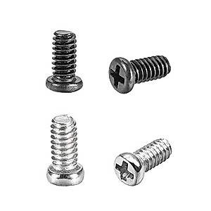 200pcs for Laptop Notebook for Computer Screws Head Screw Silver Tone 2.8mm Dia Screw Head to Repair The for Laptop Etc - (Size: M2x5mm Black) SCRW-001058