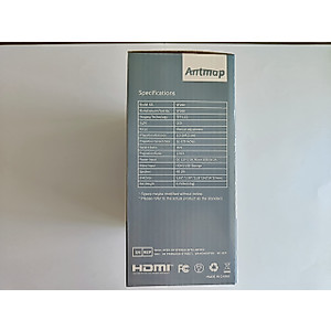 Mini Projector with WiFi, Supported 1080P Full HD, Portable Outdoor Movie Projector, Home Theater Video Projector Compatible with TV Stick/HDMI/USB/PS4/iOS & Android