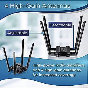 TRENDnet AC1900 High Power Dual Band Wireless USB Adapter, TEW-809UB (Renewed)