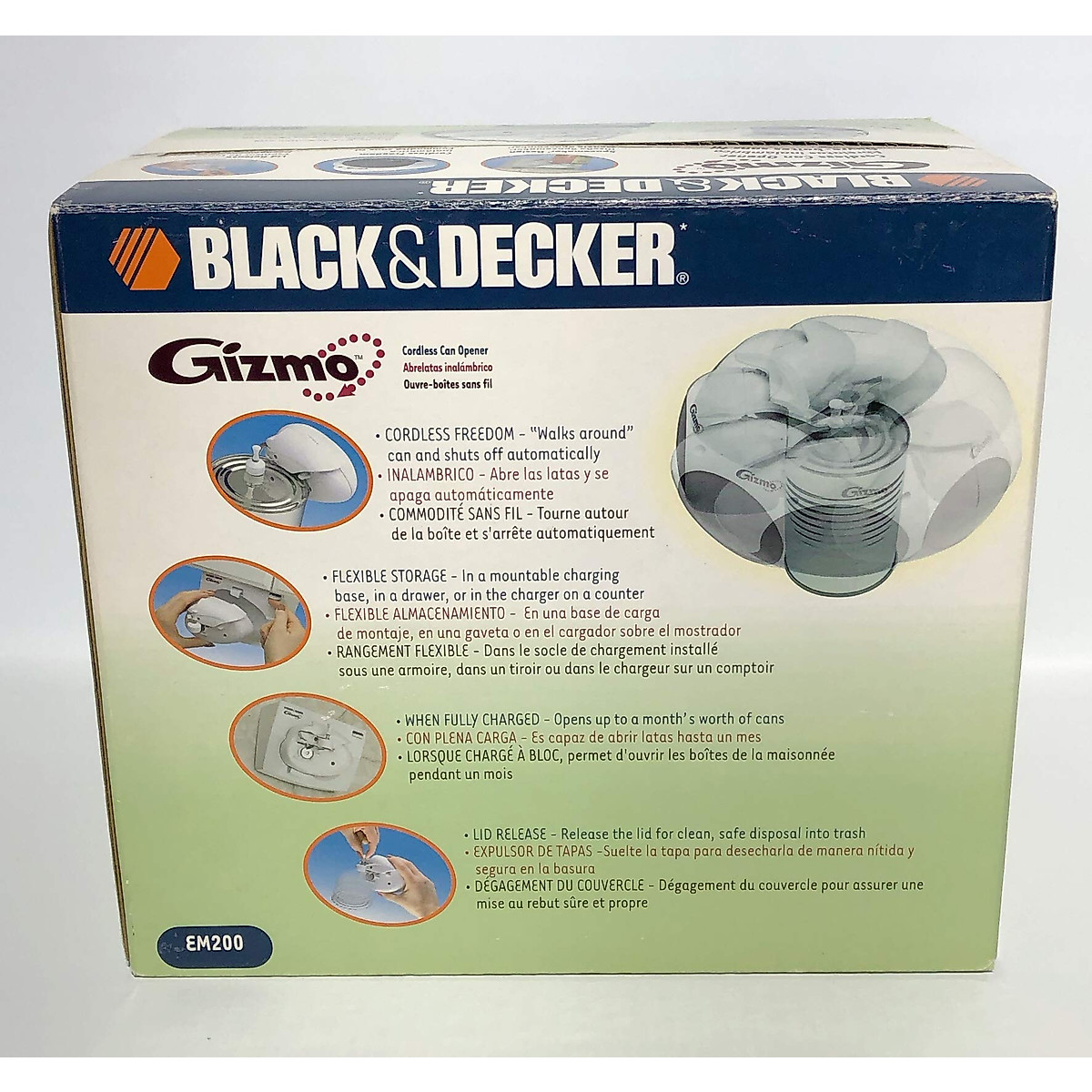 Black and Decker EM200 Gizmo Cordless Can Opener