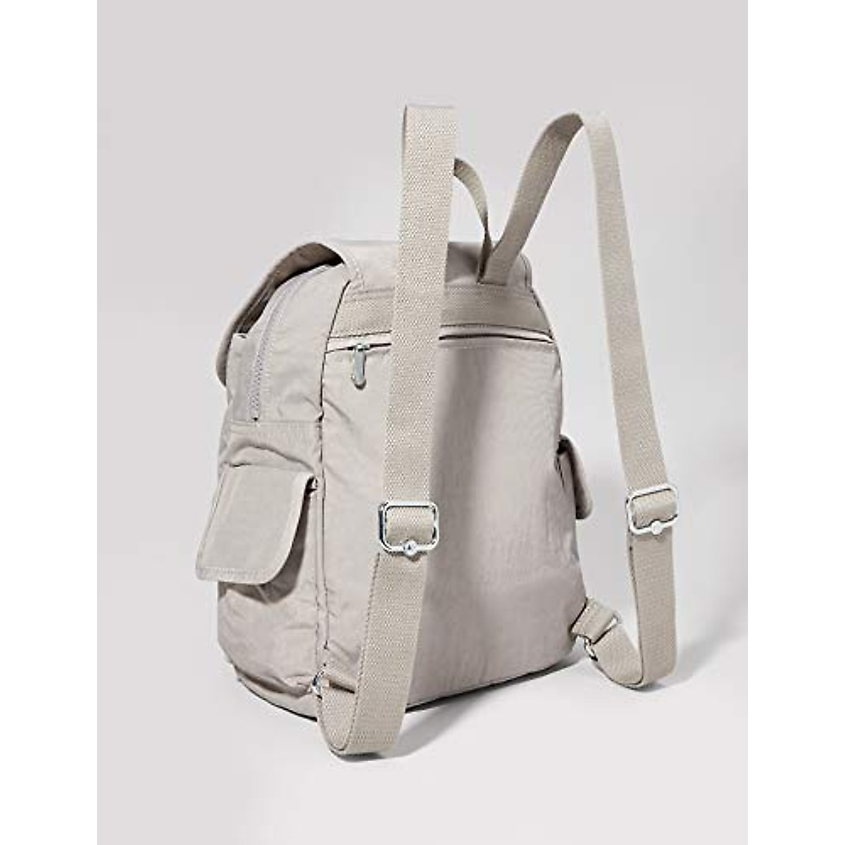Kipling Women's Backpack, Grey Grey, 27x33.5x19 Centimeters (B x H x T)