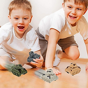 ArtCreativity Mini Pullback Tanks (Pack of 24) Fun Army Toys, Military Vehicles with Pullback Mechanism, Birthday Army Party Favors for Boys and Girls, Goodie Bag Fillers