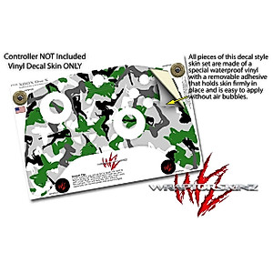 WraptorSkinz Decal Vinyl Skin Wrap compatible with XBOX One S/X Controller - Sexy Girl Silhouette Camo Green (CONTROLLER NOT INCLUDED)