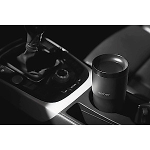 Ember Temperature Control Travel Mug, 12 Ounce, 2-hr Battery Life, Black - App Controlled Heated Coffee Travel Mug