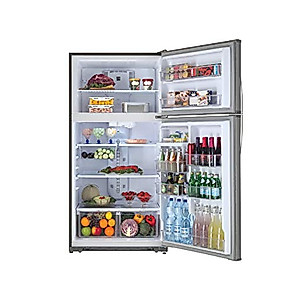 Kenmore Top-Freezer Refrigerator with LED Lighting and 20.8 Cubic Ft. Total Capacity, Stainless Steel