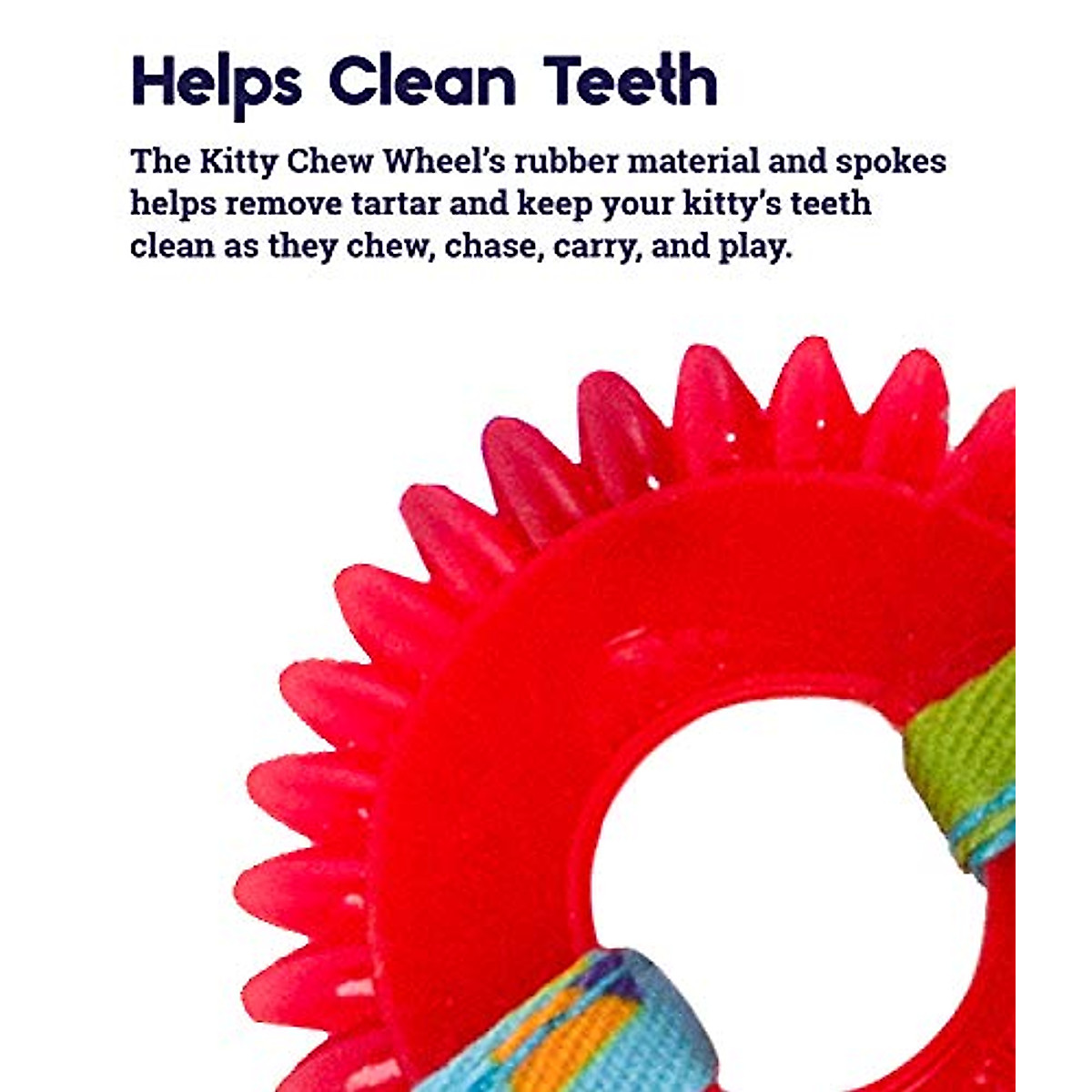 Catstages Dental Kitty Chew Wheel Catnip Cat Toy