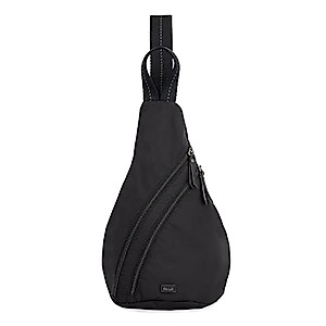 The Sak Esperato Medium Sling Backpack in Recycled Nylon, Black
