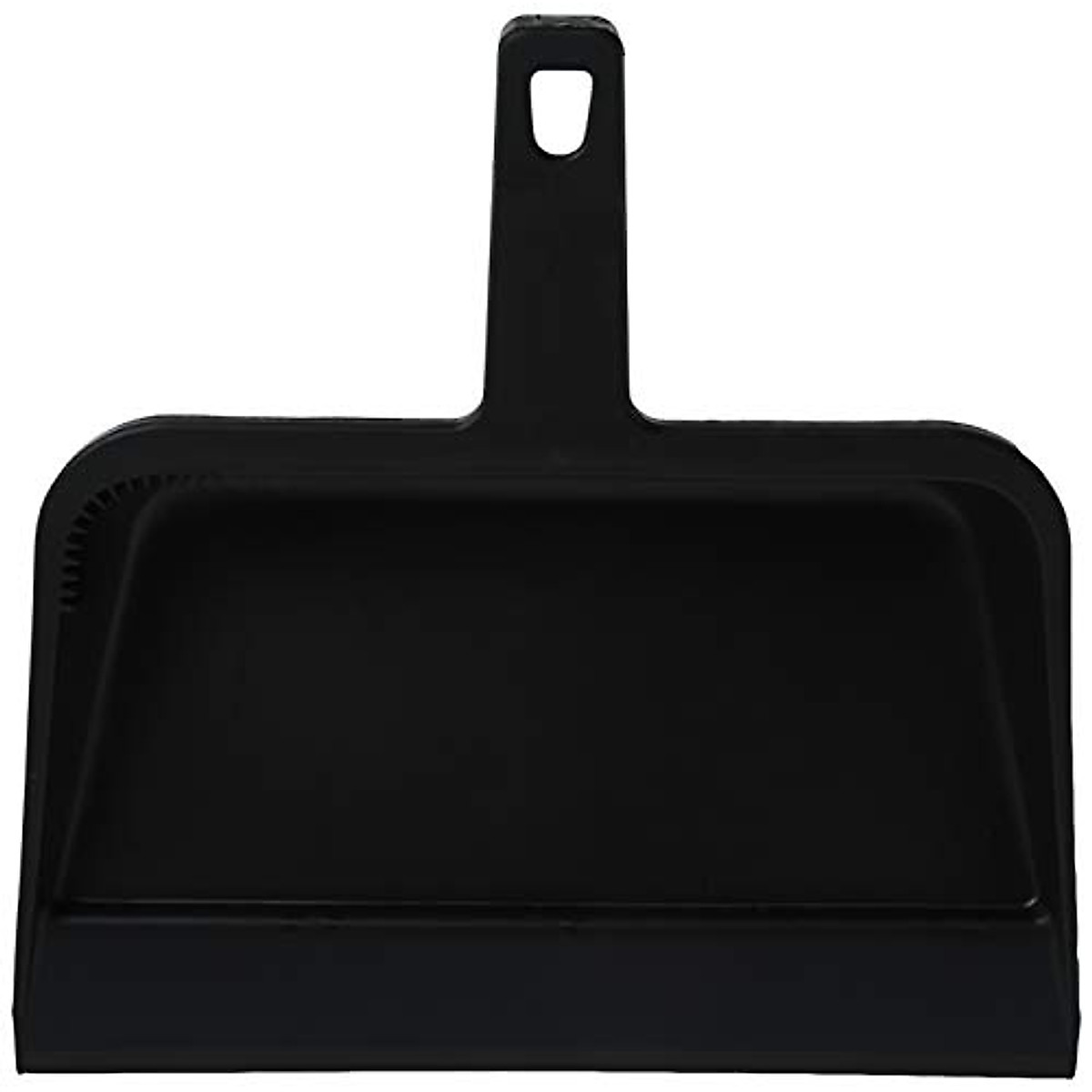 Genuine Joe GJO02406 Heavy-Duty Plastic Dust Pan, 12-inch,Black