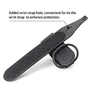 SINYUDUN Knuckle Strap for Oculus Quest 2, Comfortable Touch Controller Grip Accessories, Adjustable PU Leather Wrist Strap (1 Pair)