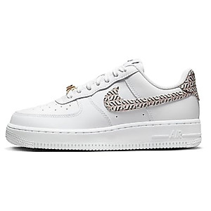 Nike Air Force 1 Low Womens White Hemp Black Size 6.5