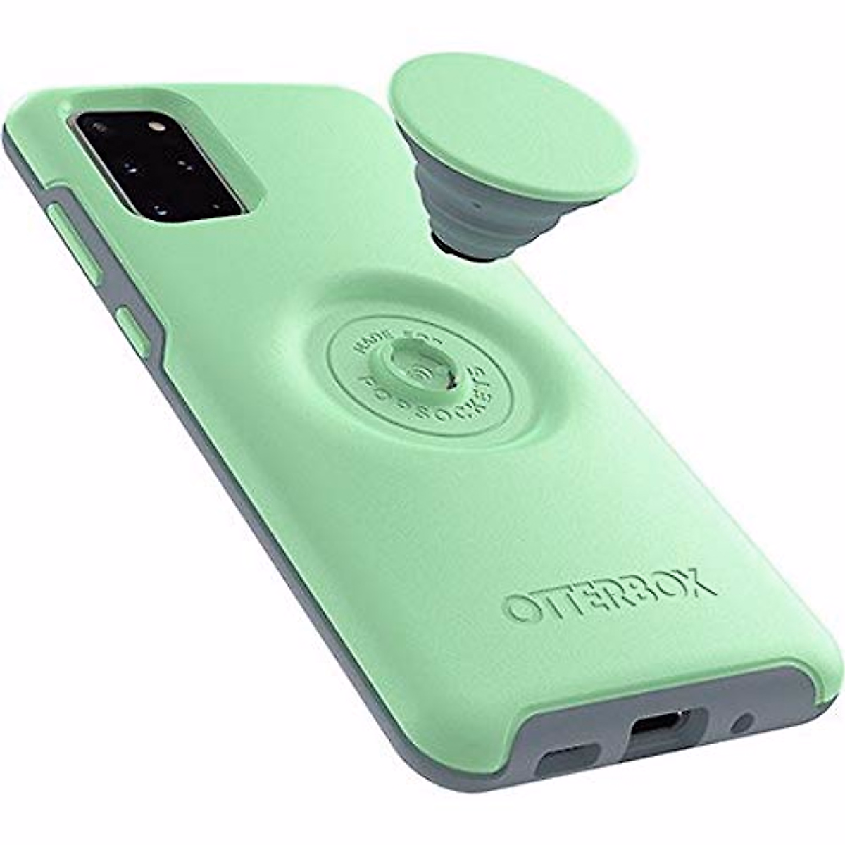 OtterBox + Pop Symmetry Series Case for Samsung Galaxy S20+ (Plus Models ONLY)/Galaxy S20+ 5G - Retail Packaging - Mint to Be