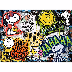 Ravensburger - Peanuts Graffiti Puzzle, 500 Pieces Panorama, Puzzle Adults
