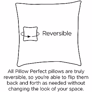 Pillow Perfect Outdoor/Indoor Bench/Swing Cushion, 45" x 18", Blue Abstract Reflections