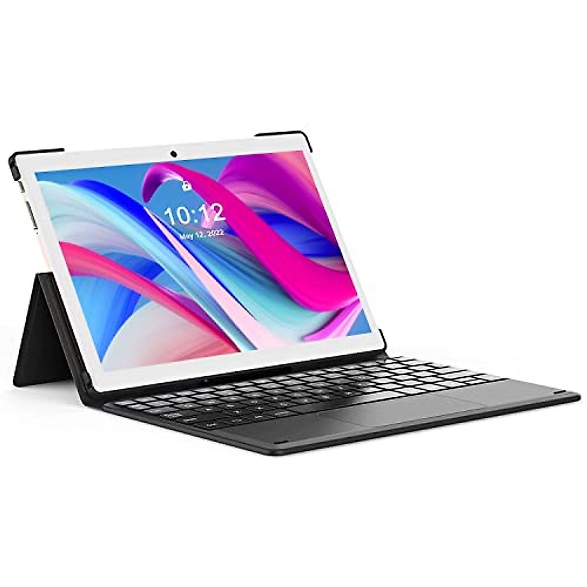 Tablet with Keyboard, 10.1" Octa-Core, Android 10 Tablet Google GMS Certified,4GB RAM, 128GB Storage, 1920x1200 FHD Display, 60Hz Screen Rate, 13MP Rear Camera,5G WiFi, Bluetooth5.0, LMNBBS，Gold