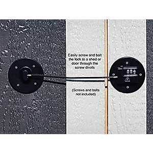 Fridge Lock, Refrigerator Lock, mini fridge lock, File Cabinet Lock, Drawer Lock, Lock for Cabinet, Child Safety lock Refrigerator Door Lock combination, fridge door lock with combination by ToolsGold