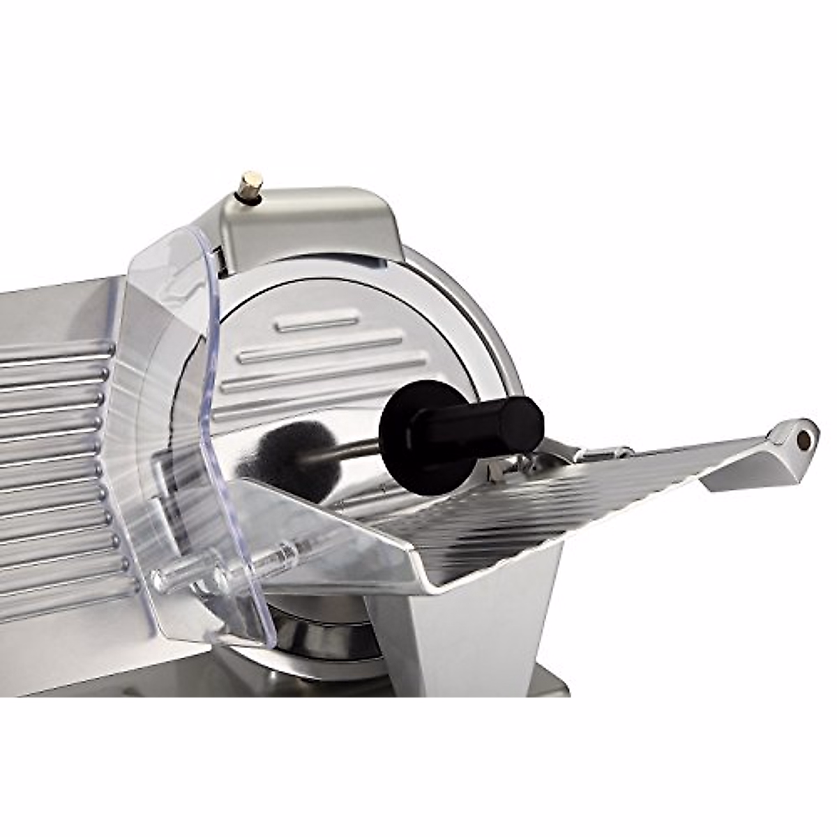 BESWOOD 10" Premium Chromium-plated Steel Blade Electric Deli Meat Cheese Food Slicer Commercial and for Home use 240W BESWOOD250