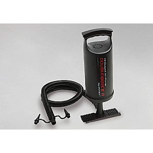 Intex 68351EP Seahawk 4 Inflatable Boat Set: includes Deluxe 54in Boat Oars and High-Output Pump – SuperStrong PVC – Fishing Rod Holders – 4-Person – 1050lb Weight Capacity