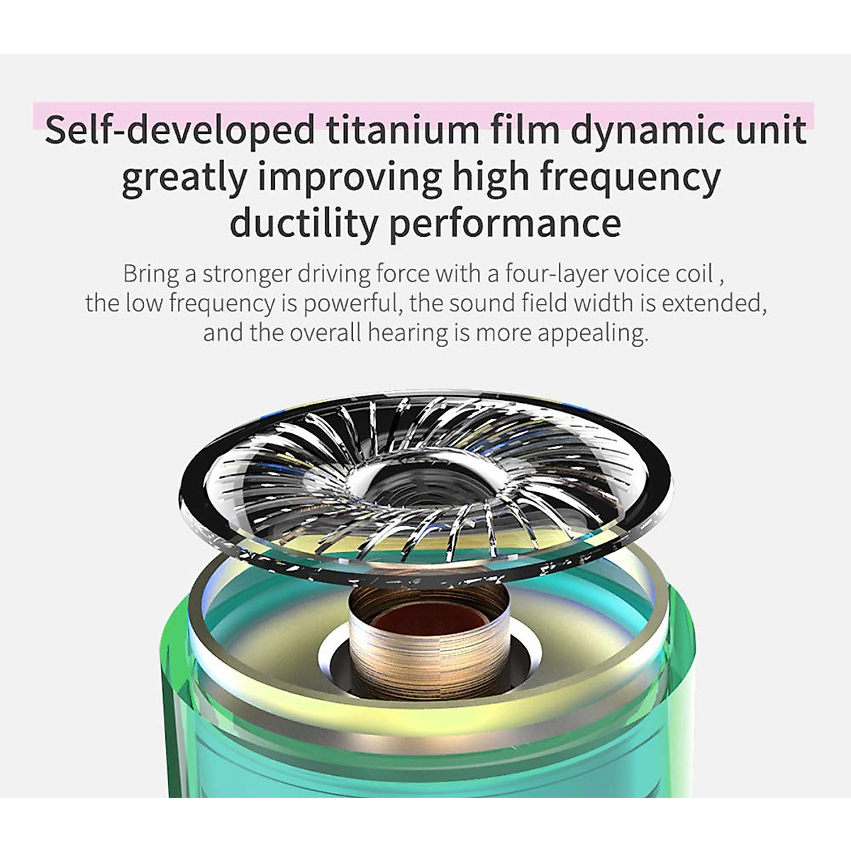 IEM Earbuds Headphones, KZ ZSN Hybrid Driver in-Ear Headphones/HiFi Noise-Isolating in Ear Monitor/Earphones with Detachable Tangle-Free Cable for Musicians (Without Microphone, Silver Purple)