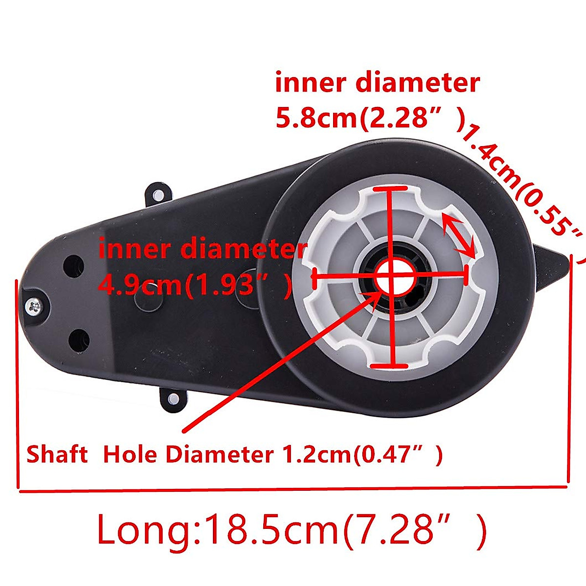 550 40000RPM Gearbox with 12V Motor,Electric Motor with Gear Box for Kids Electric Cars and Motorcycles High Speed RS550 Drive Engine Match Children's Ride on Toys