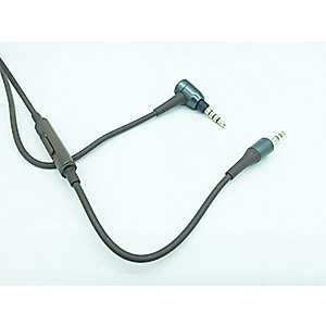 Replacement Upgrade Audio Cable with mic Microphone Remote Volume Control line Wire Cords Extension for ATH-MSR7 Headphones