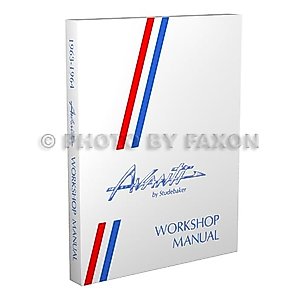 1963-1964 Studebaker Avanti Repair Shop Manual Reprint