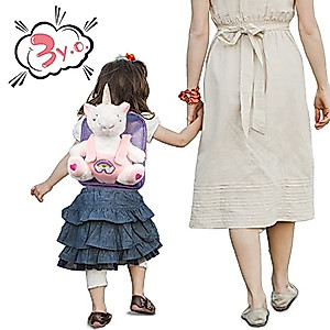 Redeo Unicorn Backpack Unicorns Gifts for Girls Toddler Backpack for 3 Year Old Girl with Unicorn Stuffed Animals Plush Toys for 3 4 5 6 7 Year Old Girl Birthday Gifts