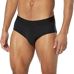 Amazon Essentials Men's Cotton Jersey Briefs, Pack of 7, Available in Big & Tall, Black, XX-Large