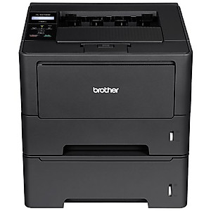 Brother High-Speed Monochrome Laser Printer with Wireless Networking, Duplex and Dual Paper Trays (HL5470DWT), Amazon Dash Replenishment Ready