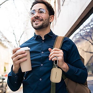 R-fun AirPods Pro 2nd/1st Generation Case Cover with Cleaning kit and 4 Pairs Replacement Ear Tips(XS/S/M/L), Full Protective Silicone for Apple AirPods Pro 2023/2022/2019 Charging Case - Milk Tea