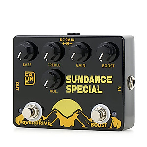Caline DCP-06 SUNDANCE SPECIAL Boost Overdrive Effect Pedal Dual Guitar Pedal