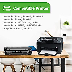 Aztech Compatible Toner Cartridge Replacement for HP 85A CE285A Toner Cartridge for HP Pro P1102w 1102w M1212nf MFP P1109w M1210 P1102w Printer Ink Cartridge (Black, 4-Pack)